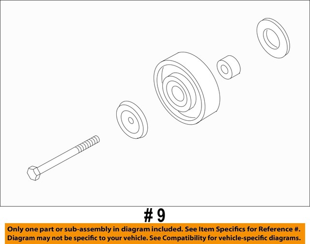119257S00B Genuine Nissan Pulley ASSY 11925-7s00b for sale online | eBay