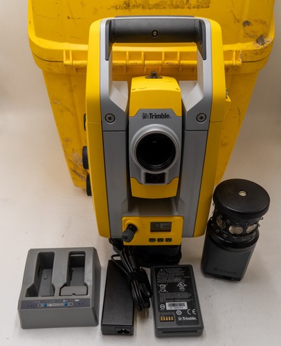 Trimble S5 3" Robotic Total Station with MT1000 Prism | eBay