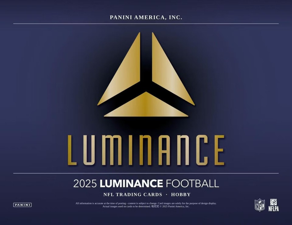 2025 PANINI LUMINANCE NFL FOOTBALL HOBBY BOX - BRAND NEW - FREE ...