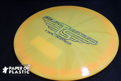 Discraft Ledgestone 2022 Z SWIRL UNDERTAKER Disc Golf 174 Driver Yellow ...