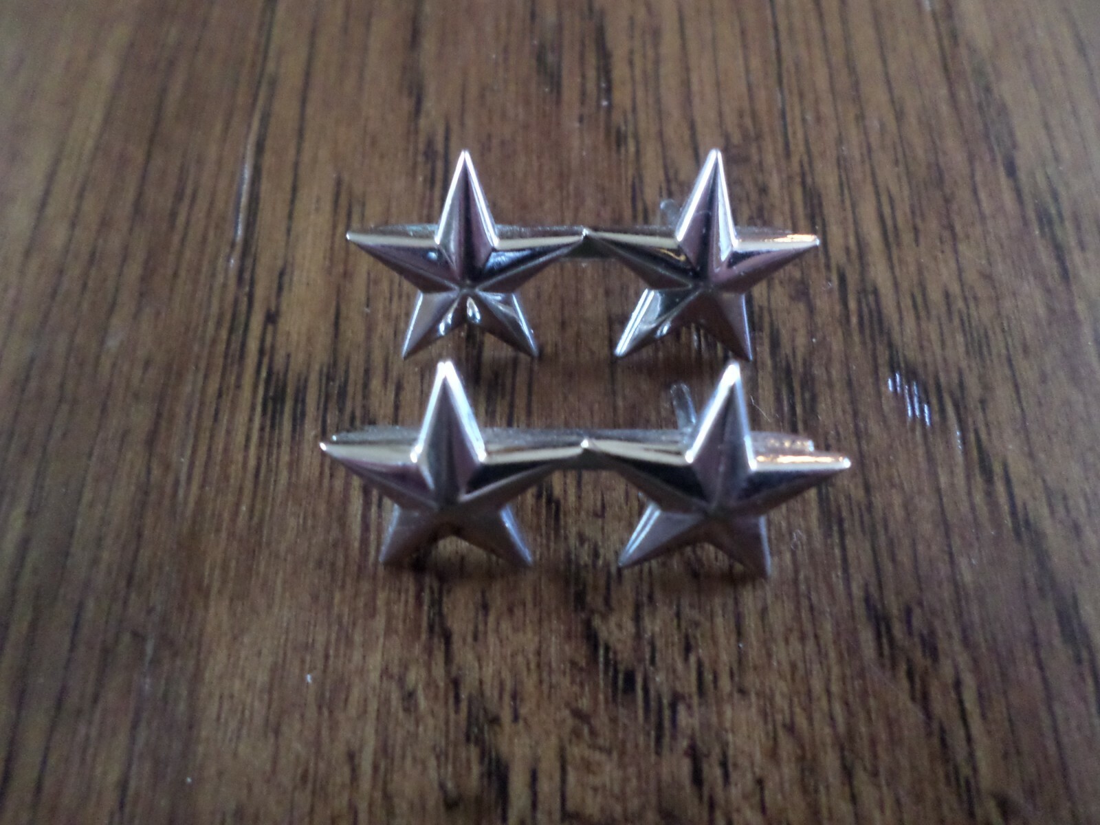 VINTAGE U.S MILITARY STERLING SILVER MAJOR GENERAL RANK 2 STAR WWII ...