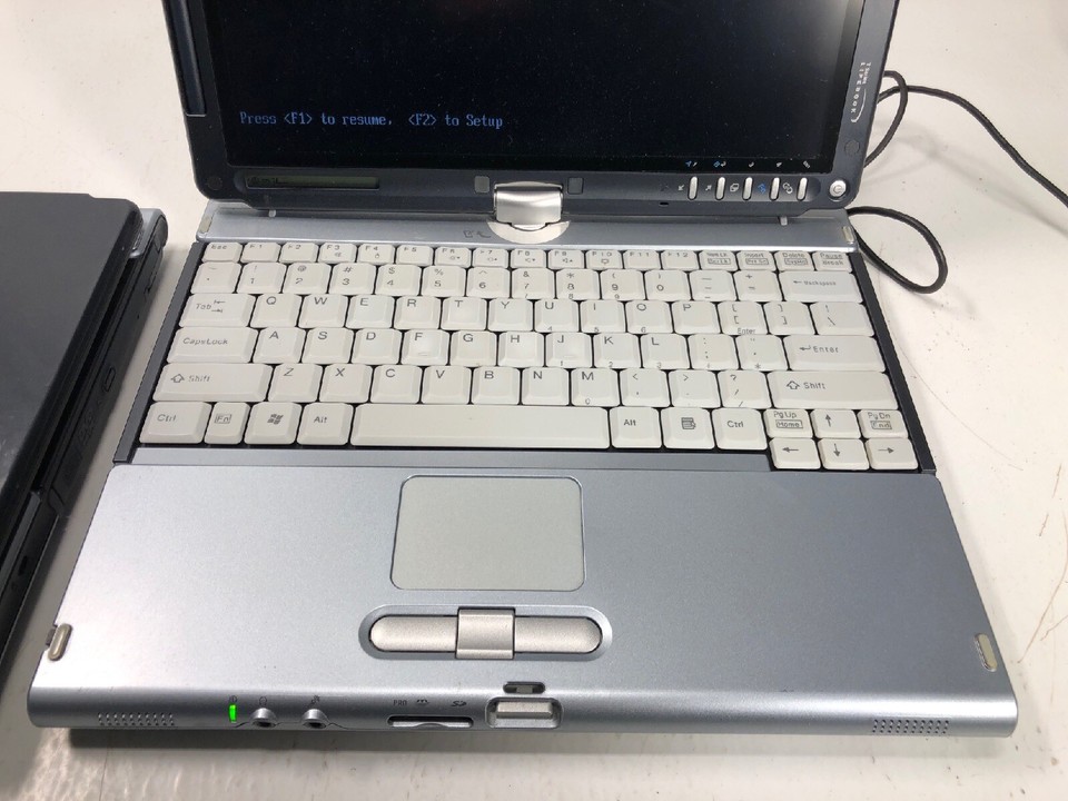 LOT Of 2 Fujitsu Lifebook T Series T4010 Tablet 1GB Ram No Hard drive ...