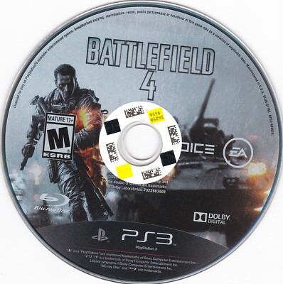 Battlefield 4 (Sony PlayStation 3, PS3, 2013) **DISC ONLY ...