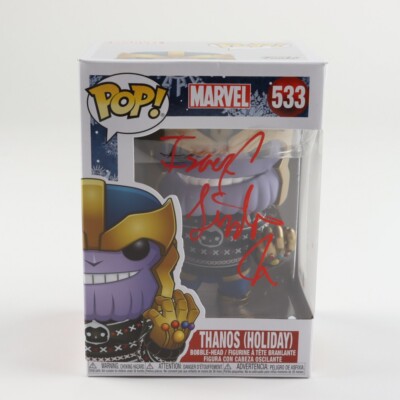 Isaac C Singleton Jr Marvel Thanos Holiday Signed Funko Pop Beckett ...