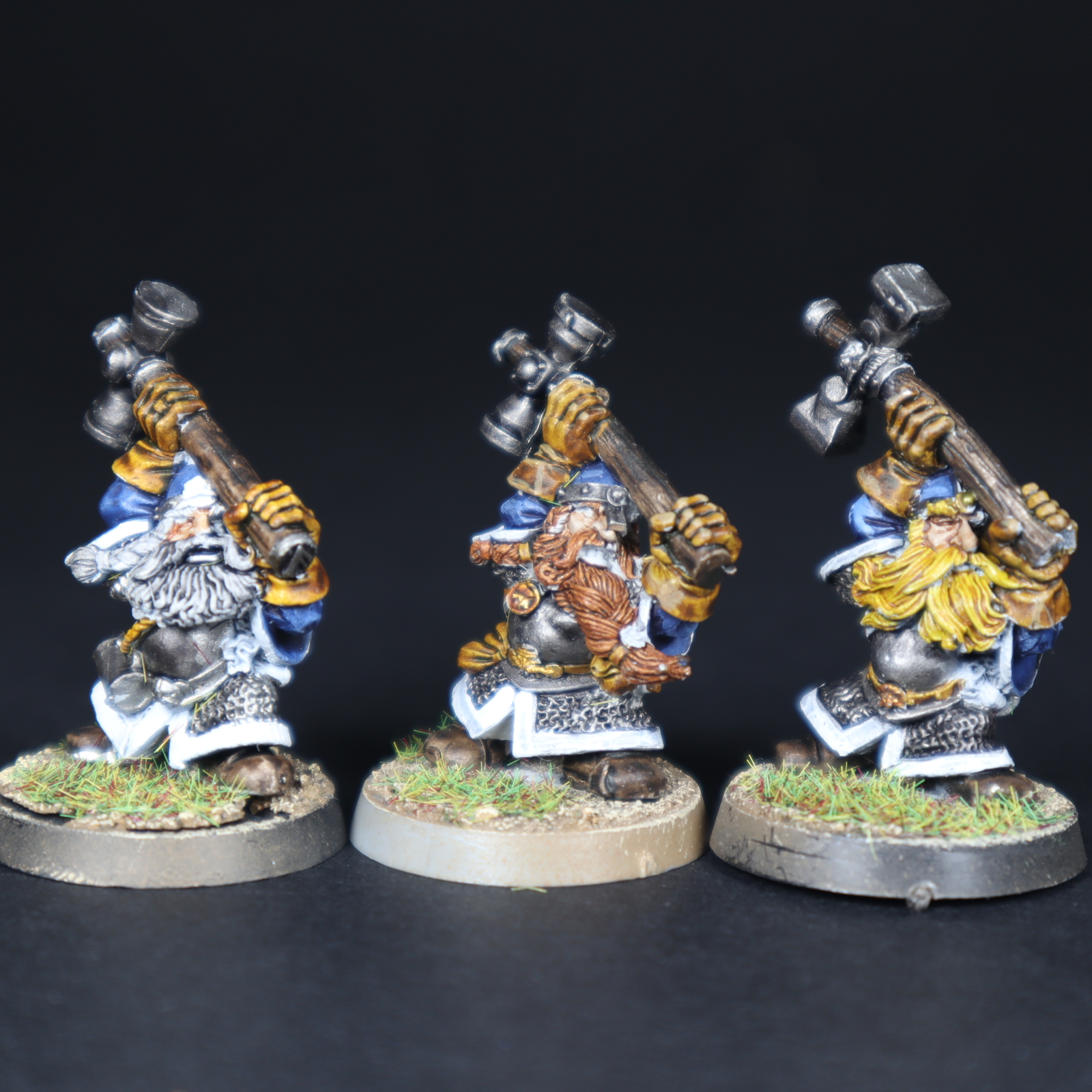 Dwarfs, Painted Dwarf Hammerers x18 Unit, Warhammer Fantasy , Games ...