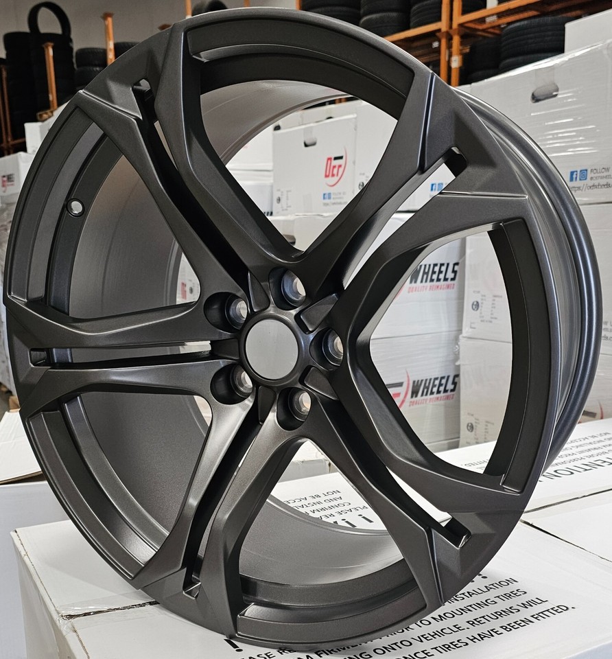 (2)20x10 & (2)20x11 1LE Replica Rims Gray Stagger Wheels Fit Camaro RS ...