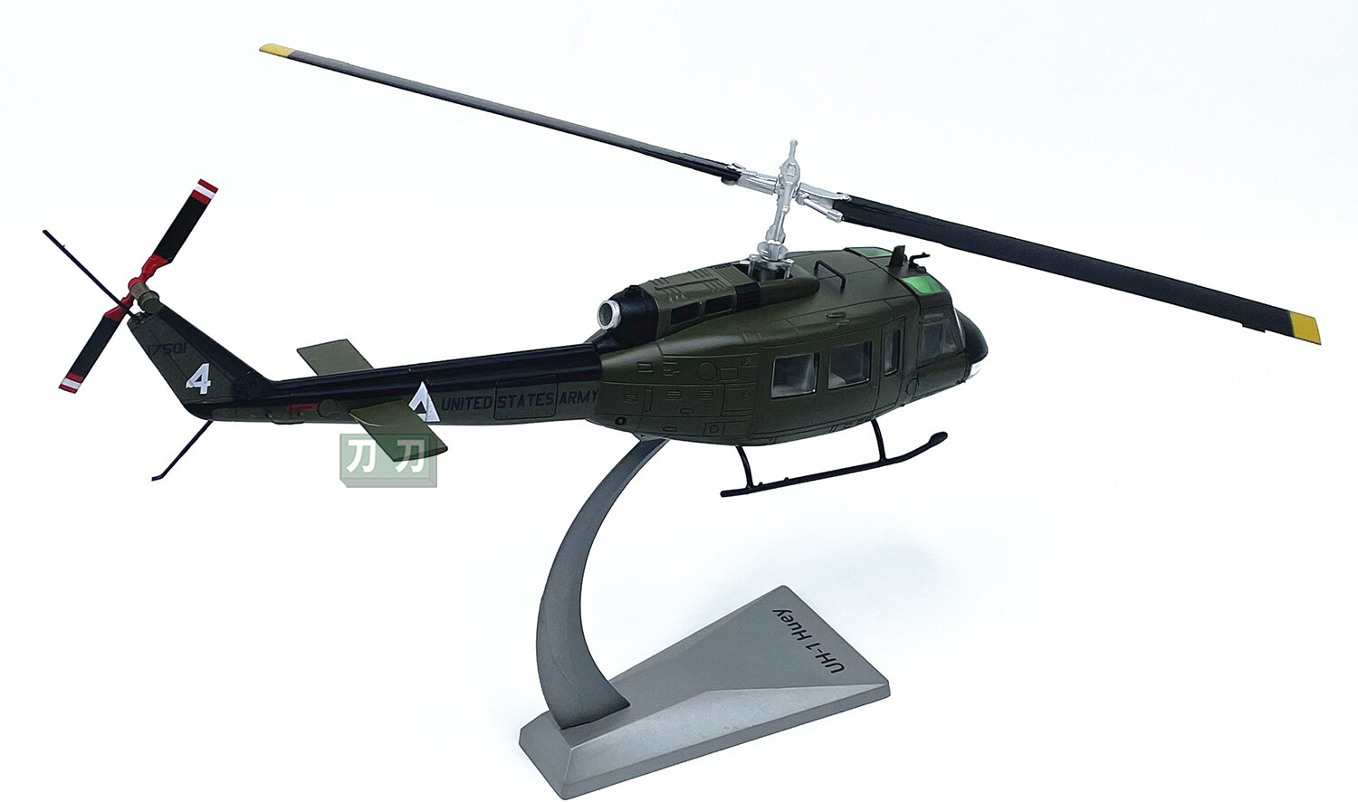 1:48 United States Uh-1 Huey A Helicopter Aircraft Model Display ...