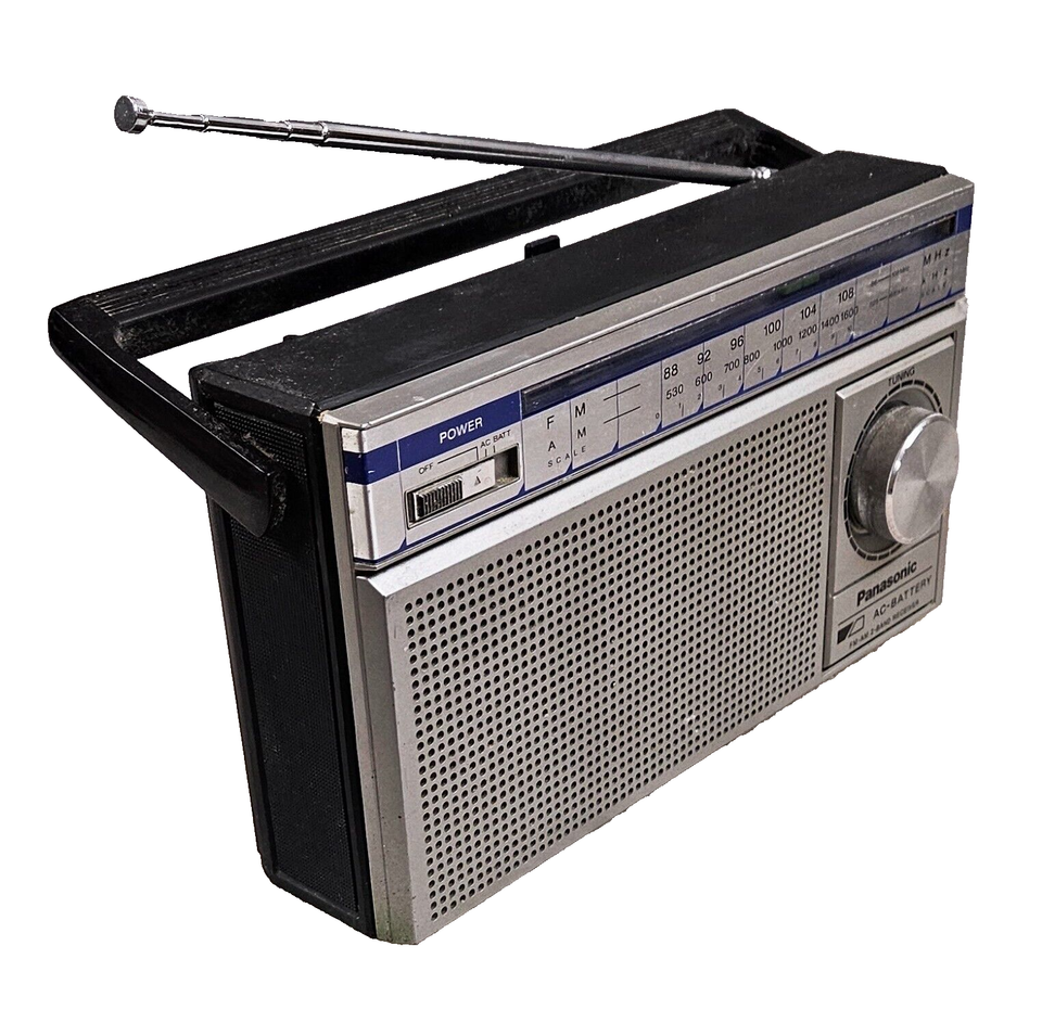 Vintage Panasonic FM/AM 2-Band Receiver/Radio RF-557 *WORKING* | eBay