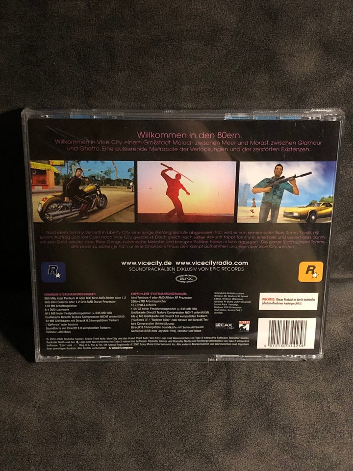 Grand Theft Auto - GTA: Vice City PC CD-ROM Spiel - deutsche Version | eBay
