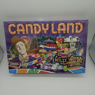 Candy Land Willy Wonka & The Chocolate Factory Board Game Special ...