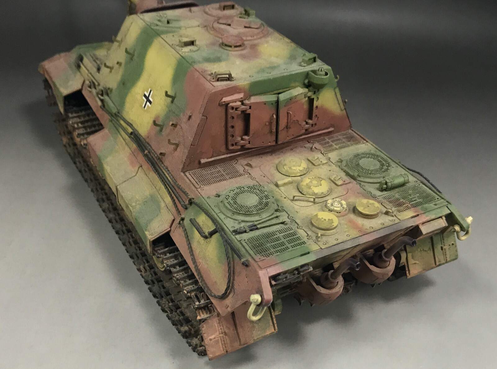 1/35 Built Dragon 6493 WWII German Jagdtiger Porsche w/Zimmerit Tank ...