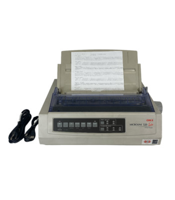 OKI Microline 320 Turbo 9 Pin Dot Matrix Printer D22800A USB and ...