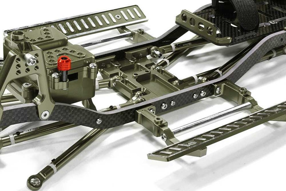 Composite Ladder Frame Chassis Kit w/ Hop-up Combo for SCX-10, Dingo ...