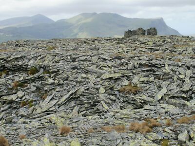 Photo 12x8 Slate wastes with the Nantlle Ridge beyond Bethania/SH6250 ...
