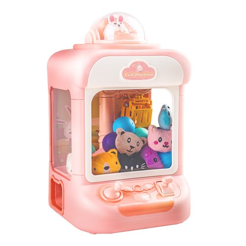 Dolls Grabber Machine Cartoon Style Vending Machines Double Lever for ...