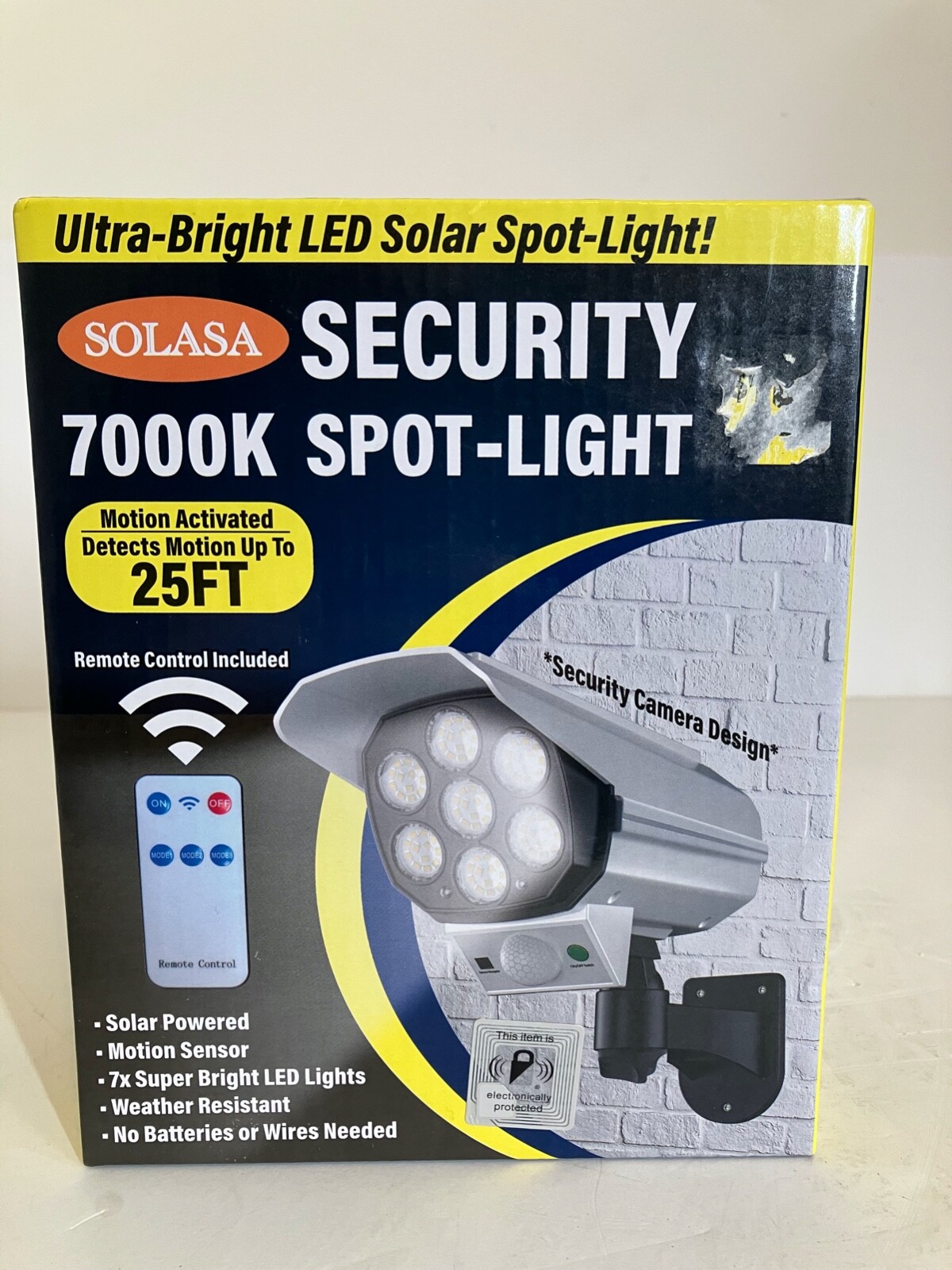 Solasa Ultra Bright 7000K LED Solar Security Spotlight Motion Activated To 25ft | eBay