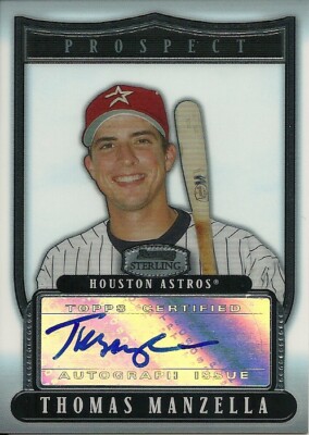 2007 Bowman Sterling Prospects Thomas Manzella TM Astros | eBay