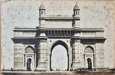 RARE TUCK POSTCARD 1900S, THE GATEWAY OF INDIA, LETTER, BOMBAY INDIA | eBay
