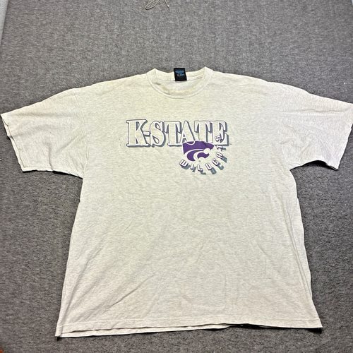 VTG Kansas State Wildcats Shirt Men 2XL Soffe Tag Thrashed Distressed ...