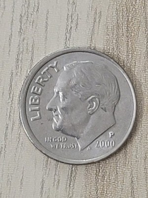2000 P Roosevelt Dime Rim Error | eBay