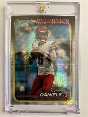 2024 Topps Chrome Football - Jayden Daniels - Prizm Refractor (RC ...