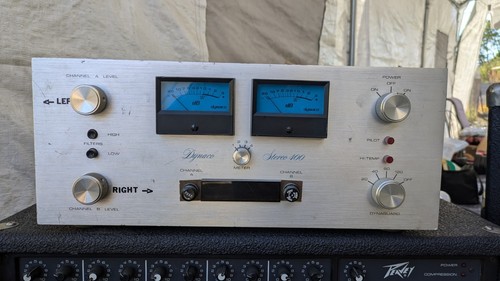 Dynaco Stereo 400 - Vintage! VU Meters 200 WPC Perfect Working ...
