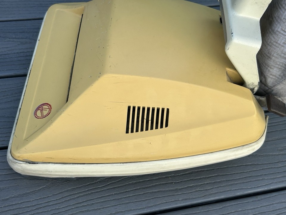 Vintage Hoover Convertible Vacuum u4317 Upright Yellow Low Norm High ...