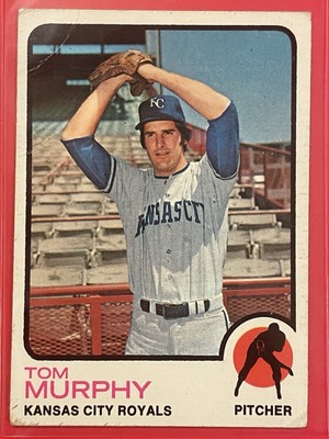 1973 Topps Tom Murphy High Number #539 Vintage Baseball Kansas City ...