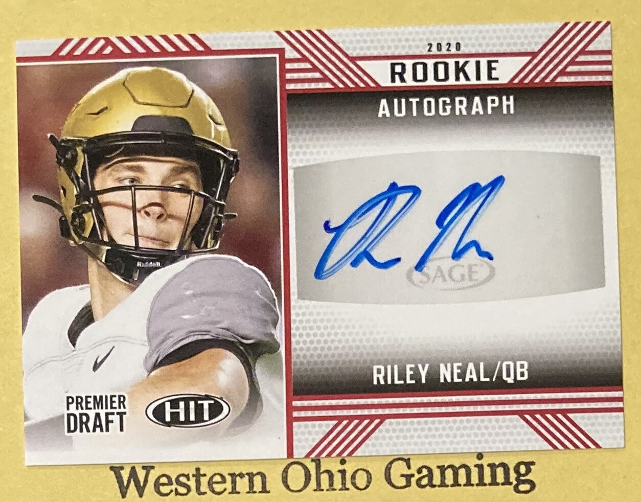 2020 Sage Hit - Rookie Autographs Red #A29 Riley Neal (AU, RC) for sale ...