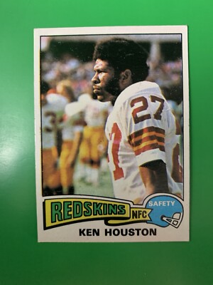 1975 Topps Ken Houston Washington Redskins #519 | eBay