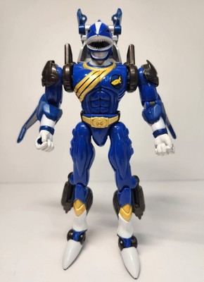 2001 Bandai Power Ranger Wild Force Zord-Morphin Blue Shark Ranger ...