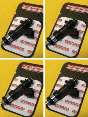 1200cc Fuel injectors x 4 for Subaru IMPREZA WRX + STI 2.5L EJ255 EJ257 ...