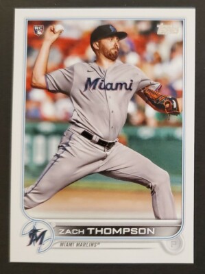 2022 Topps #227 Zach Thompson RC MARLINS Rookie baseball card⚾️NM/MT | eBay