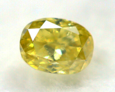 0.11Ct VS Fancy Yellow Oval Shape Natural Loose Diamond ba1549 | eBay