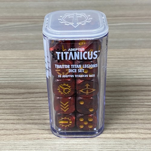 TRAITOR TITAN LEGIONS DICE SET ADEPTUS TITANICUS WARHAMMER 40,000 40K ...
