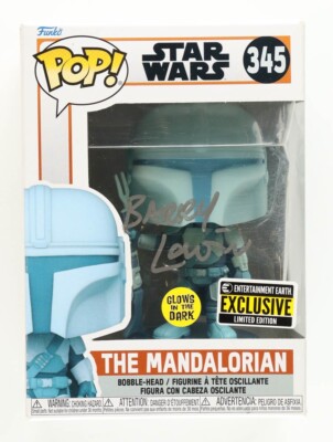 Barry Lowin Star Wars The Mandalorian #345 Signed Funko Pop JSA E5 | eBay