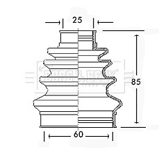 CAPSautomotive Track Control Arm for Skoda 1K0407151 1K0407151BE ...