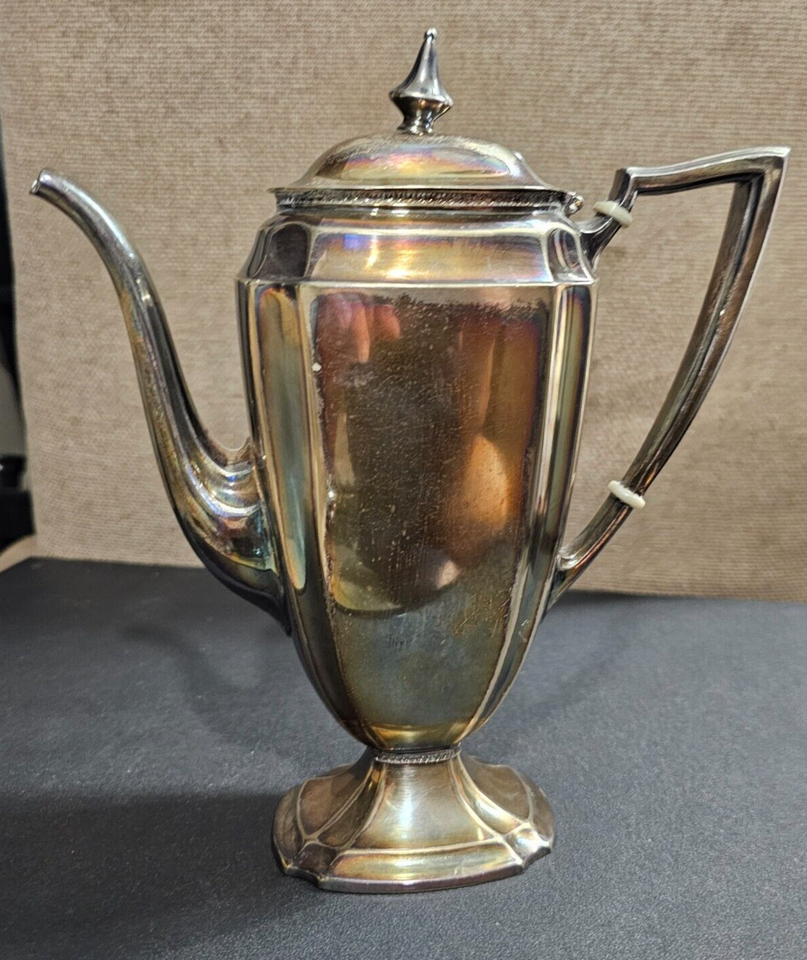 Antique Pairpoint Silverplated Water Pitcher/Coffee Pot Teapot 0160 ...