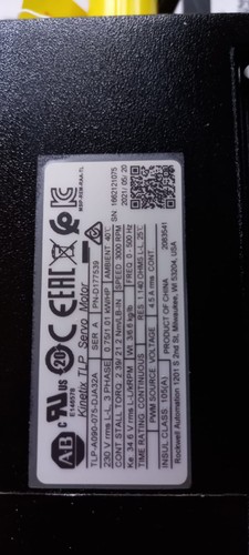 Kinetix TLP Servo motor A090-075-DJA32A | eBay