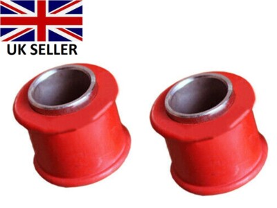 REAR SHOCKER BUSH KIT ZINC BUSHES & RED RUBBERS FIT FOR LAMBRETTA GP LI ...