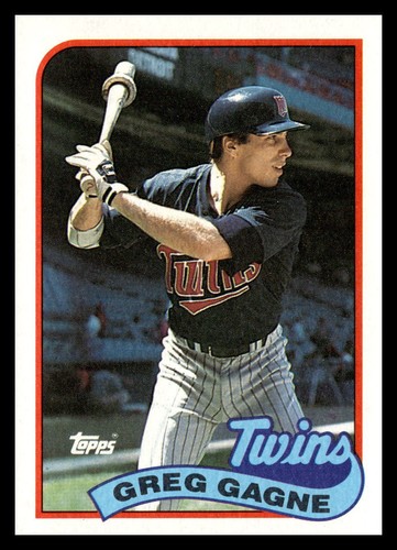 1989 Topps #19 Greg Gagne Minnesota Twins Baseball Card | eBay