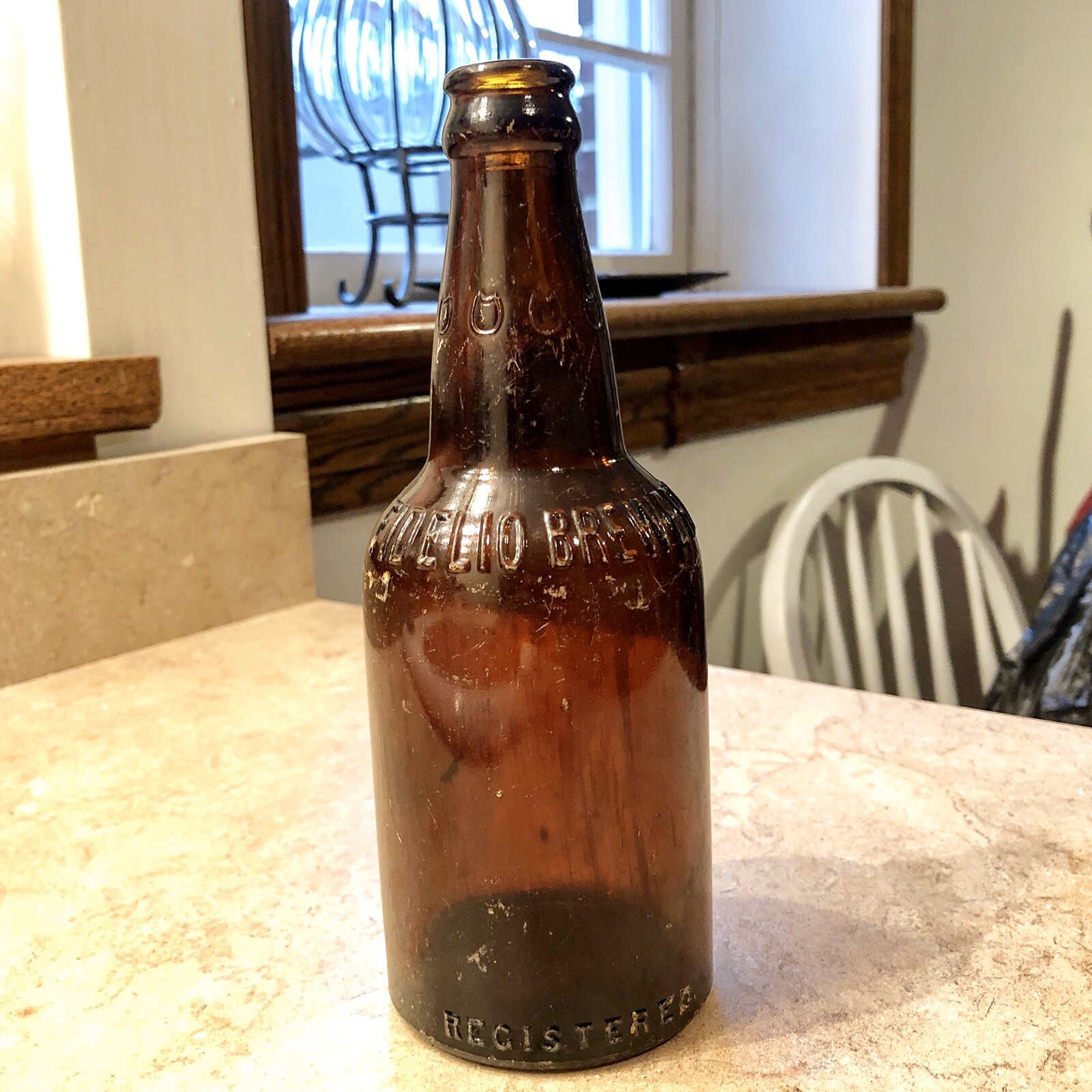 Pre-Pro Beer Bottle Fidelio Brewery New York NY Amber Stubby Embossed ...
