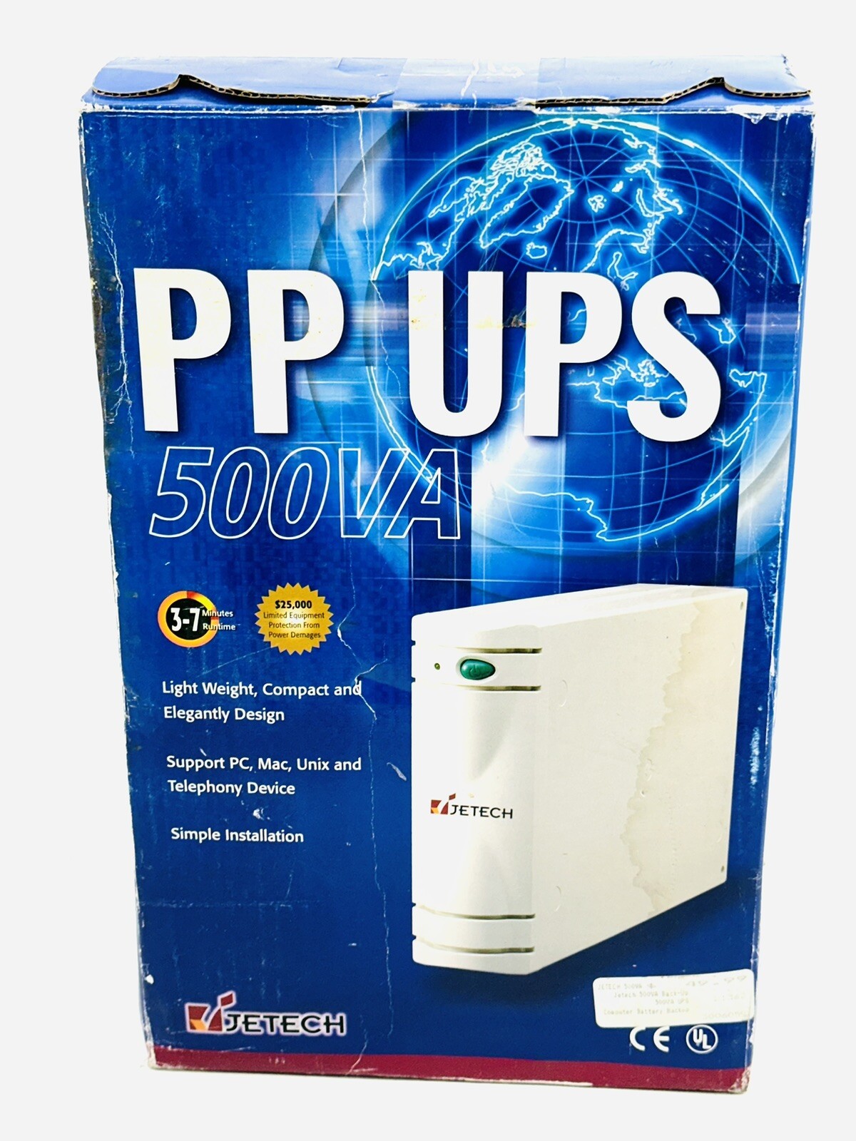 Jetech Pp Ups 500va Light Weight Compact PC, Mac, Tower 17 Inch New | eBay