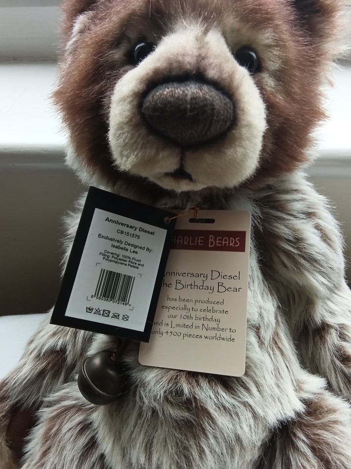 Retired Charlie Bears Diesel by Isabelle Lee with Tags | eBay UK