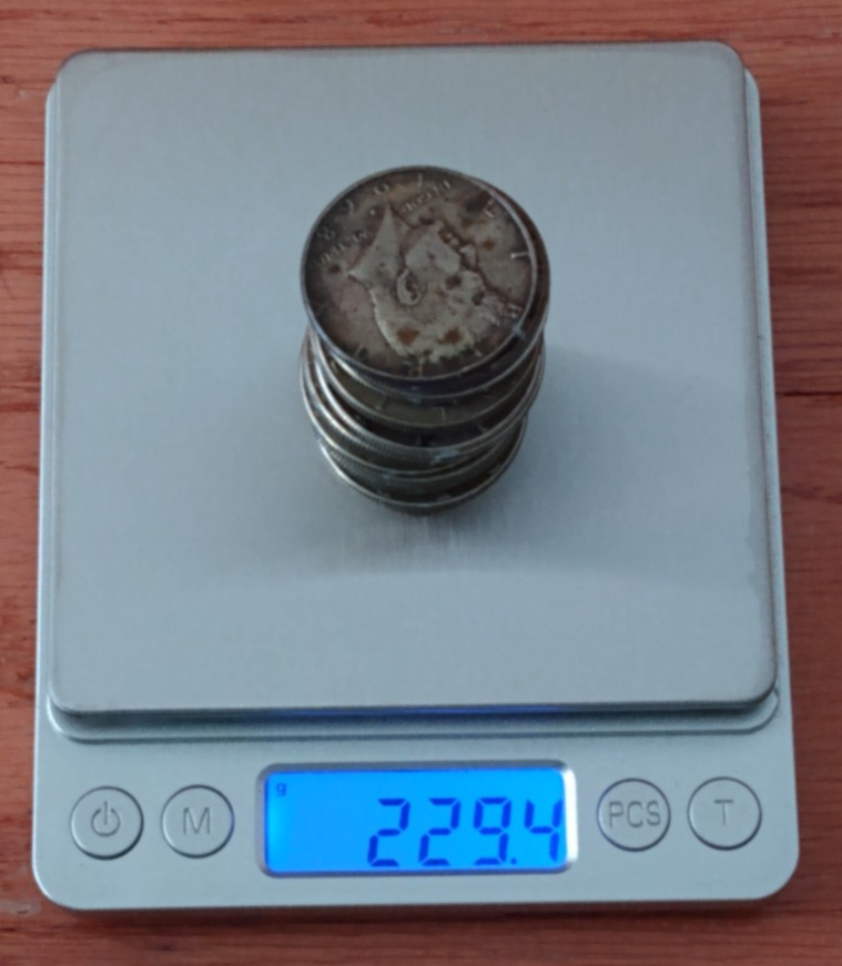 Kennedy Half Dollar Roll 40% Silver 1965-1969 $10 Face Value Circulated ...