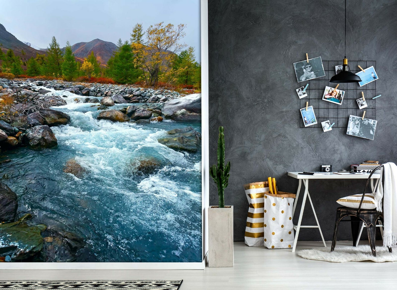 3D Natural River G7035 Wallpaper Wall Murals Removable Self-adhesive ...