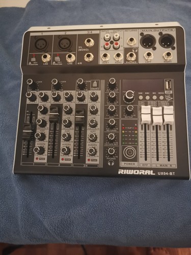 4 Channel Audio mini Dj mixer sound board 16 bits. | eBay
