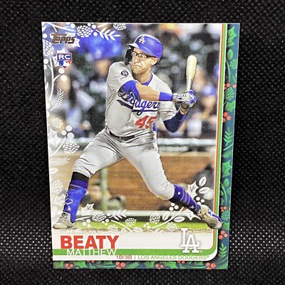 2019 Topps Holiday Matthew Beaty RC #HW79 Los Angeles Dodgers Rookie | eBay