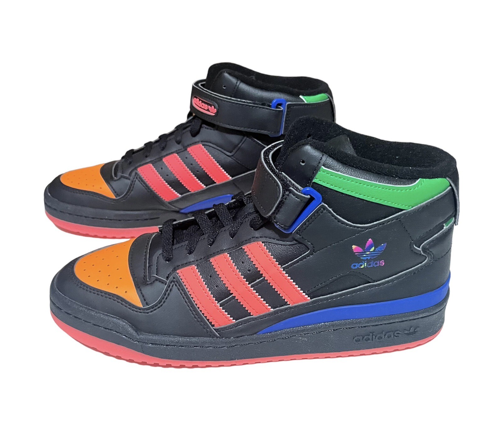 [GW1622] Adidas Men’s Forum Mid “Core Black Multicolor” Size 9.5 | eBay