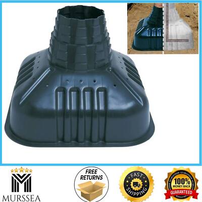 Plastic Concrete Footing Form, 22 in. x 22 in. x 16.5 in., 6 in. Base ...